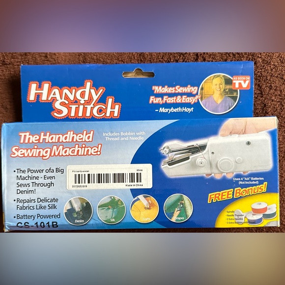 Other | New Handy Stitch Handheld Sewing Machine Battery Powered | Poshmark